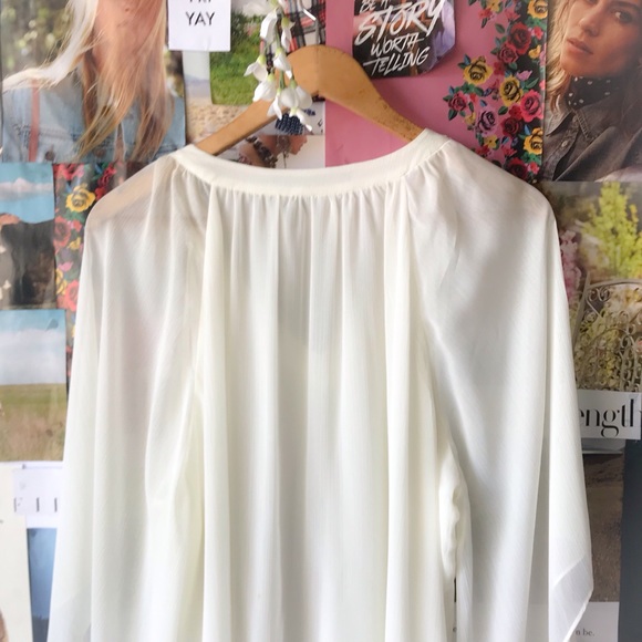 Rose & Olive | Tops | Rose Olive Sheer Blouse | Poshmark